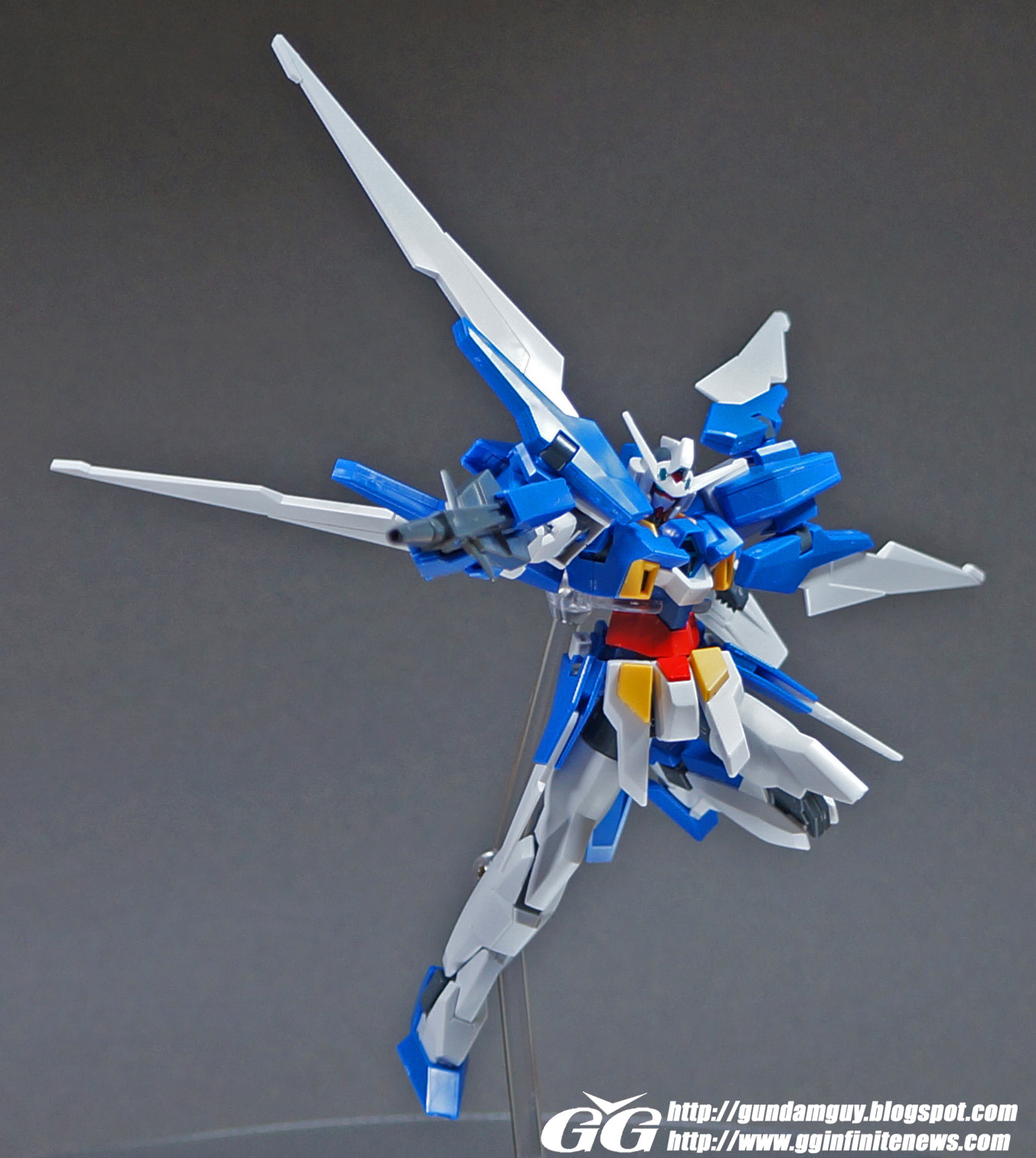 GUNDAM GUY: HG 1/144 Gundam AGE-2 Normal - Review Images by Gundam Guy