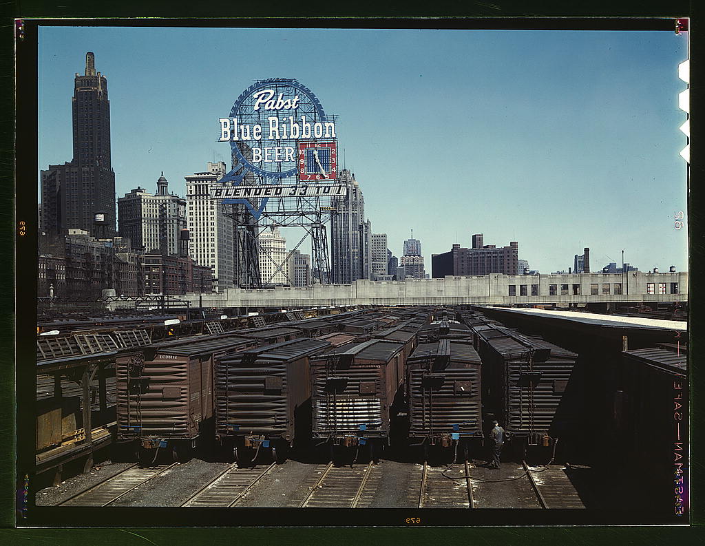 43 Amazing Color Photos of Railway in Chicago in the 1940s ~ Vintage ...