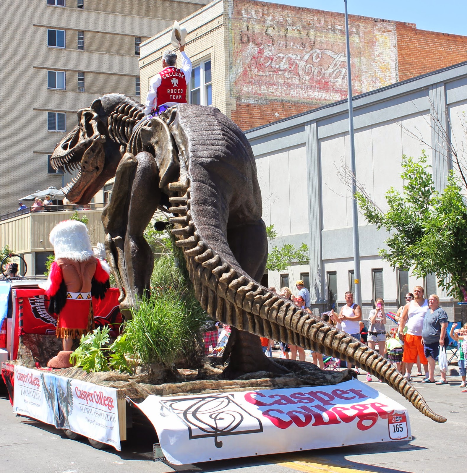 Chris Navarro Studio Blog: Riding Rex in the Parade was a blast