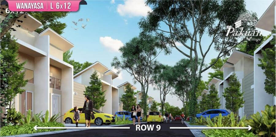 Pakuan Village, Cluster Rumah Rp. 300 jutaan Paramount Land di Curug