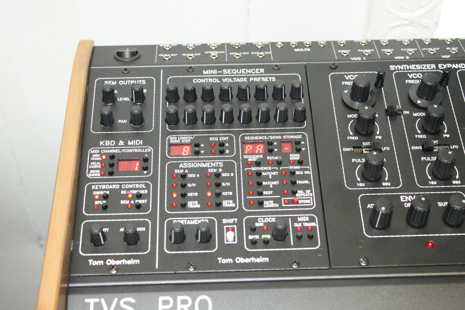 MATRIXSYNTH: Oberheim TVS Pro Two Voice Pro Analog Synthesizer dual SEM ...