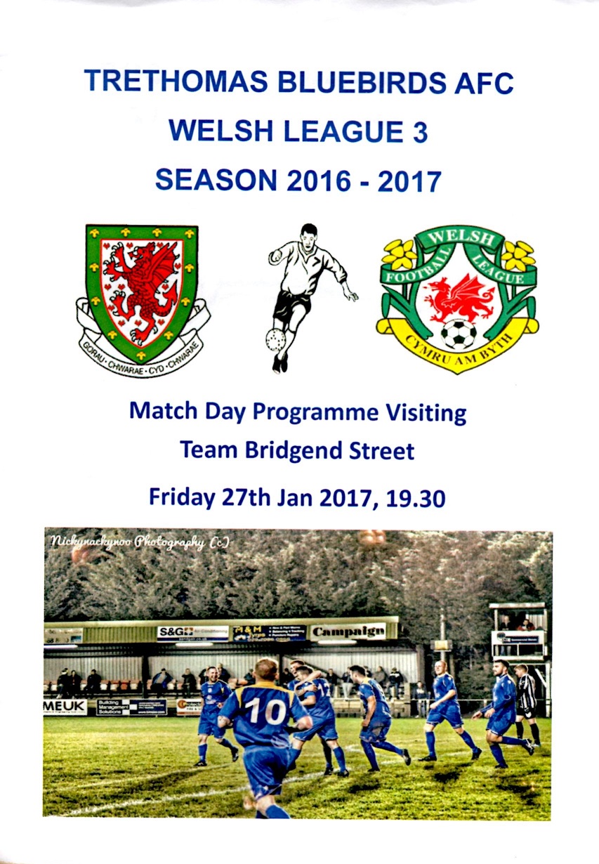 Trethomas Bluebirds v Bridgend Street