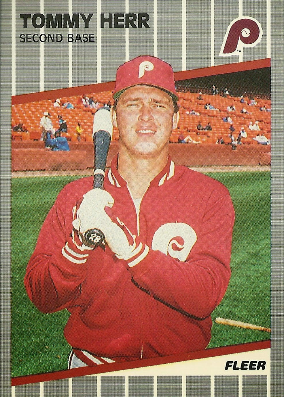 The Phillies Room: 1989 Fleer Update #U-107 Tommy Herr