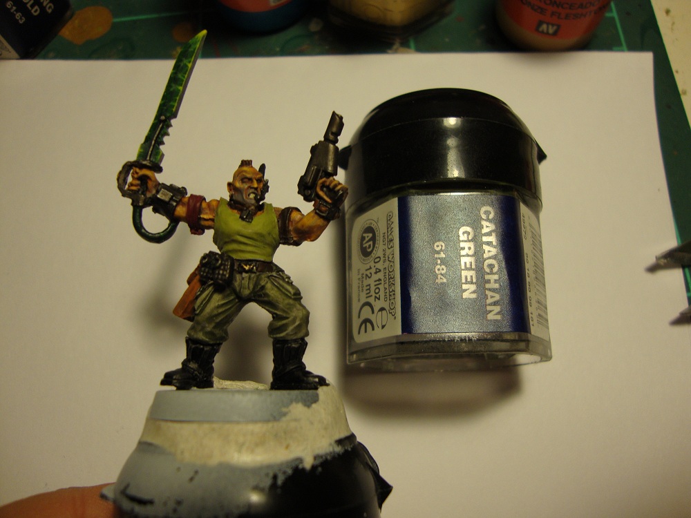 Catachan junglefighters by Zacret: How to paint camoflage on uniforms