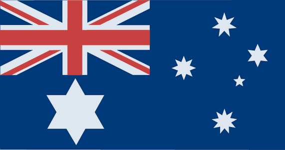 Colours of Australia's flag