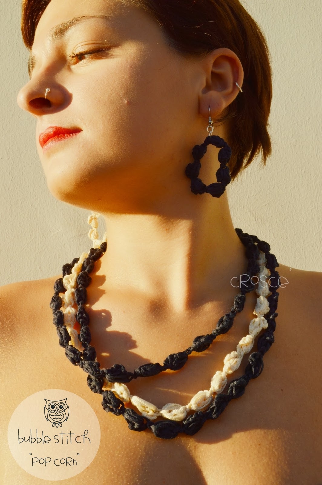 Croscé - Creative Crochet & Sewing: collane all'uncinetto - crocheted ...