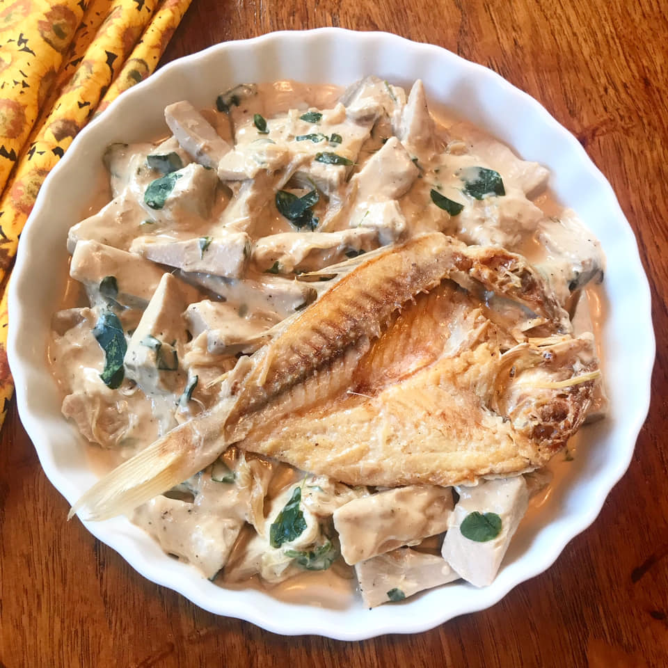 Ginataang Langka with Daing