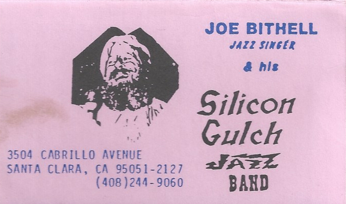 TERMINAL ESCAPE: JOE BITHELL: JAZZ SINGER & HIS SILICON GULCH JAZZ BAND