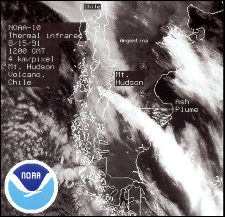 GEOLOGY around the world: Volcán Hudson, Chile