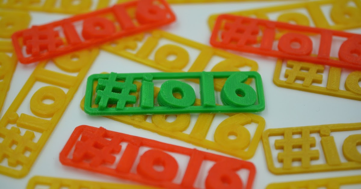 Maker Club: 3D Printed Event Hashtag for Google IO 2016