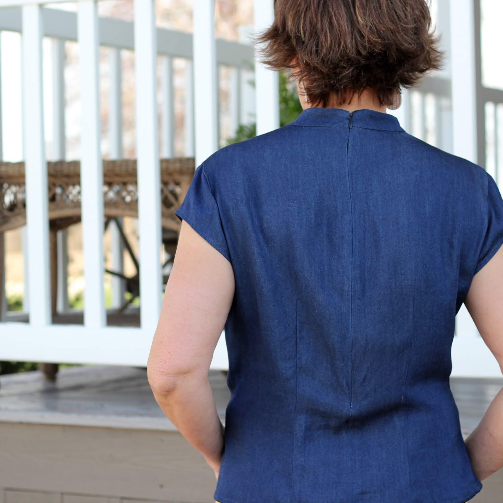 Girls in the Garden: Denim and Stripes for Spring