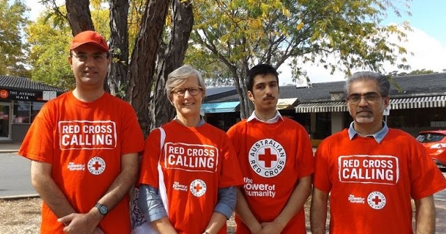 Times of Ahmad: Australia: Ahmadiyya Muslim Refugees help Red Cross