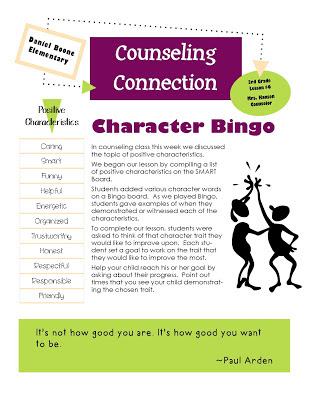 Hanselor the Counselor: 3rd Grade Lesson