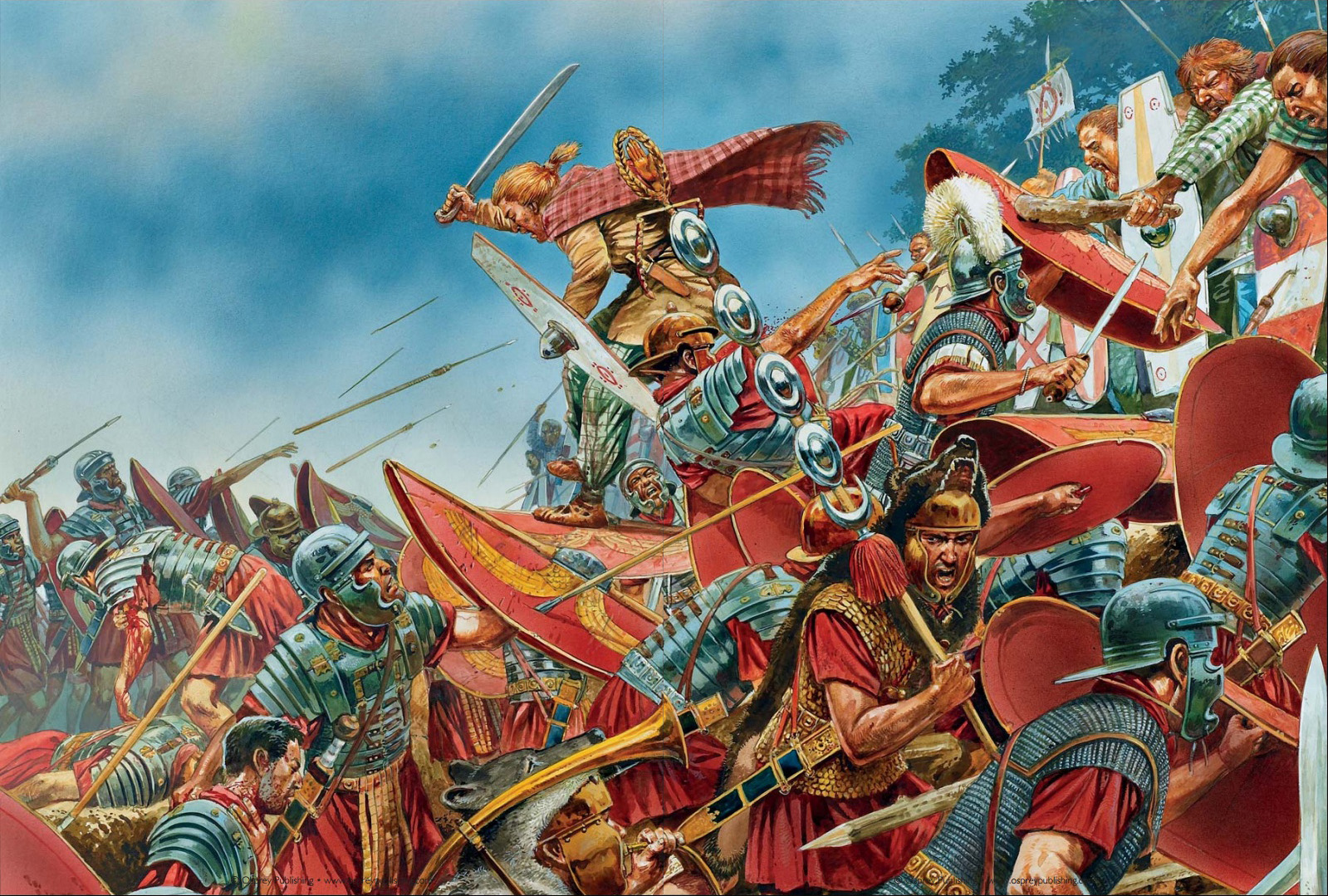 imágeneshistóricas.blogspot.es: Roman Soldier versus Germanic Warrior