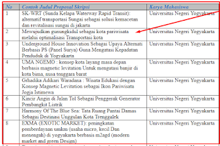 24+ CONTOH Judul Proposal Skripsi Terbaru dan Lengkap ...