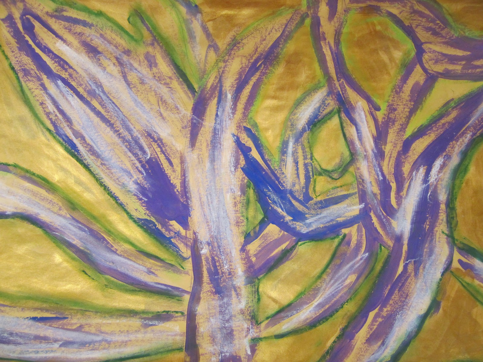 Think Create Art: Positive and Negative Space Tree Branches