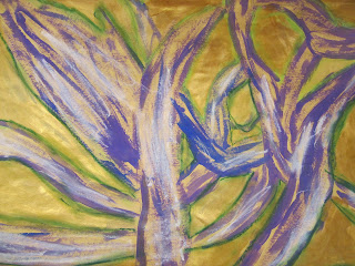 Think Create Art: Positive and Negative Space Tree Branches