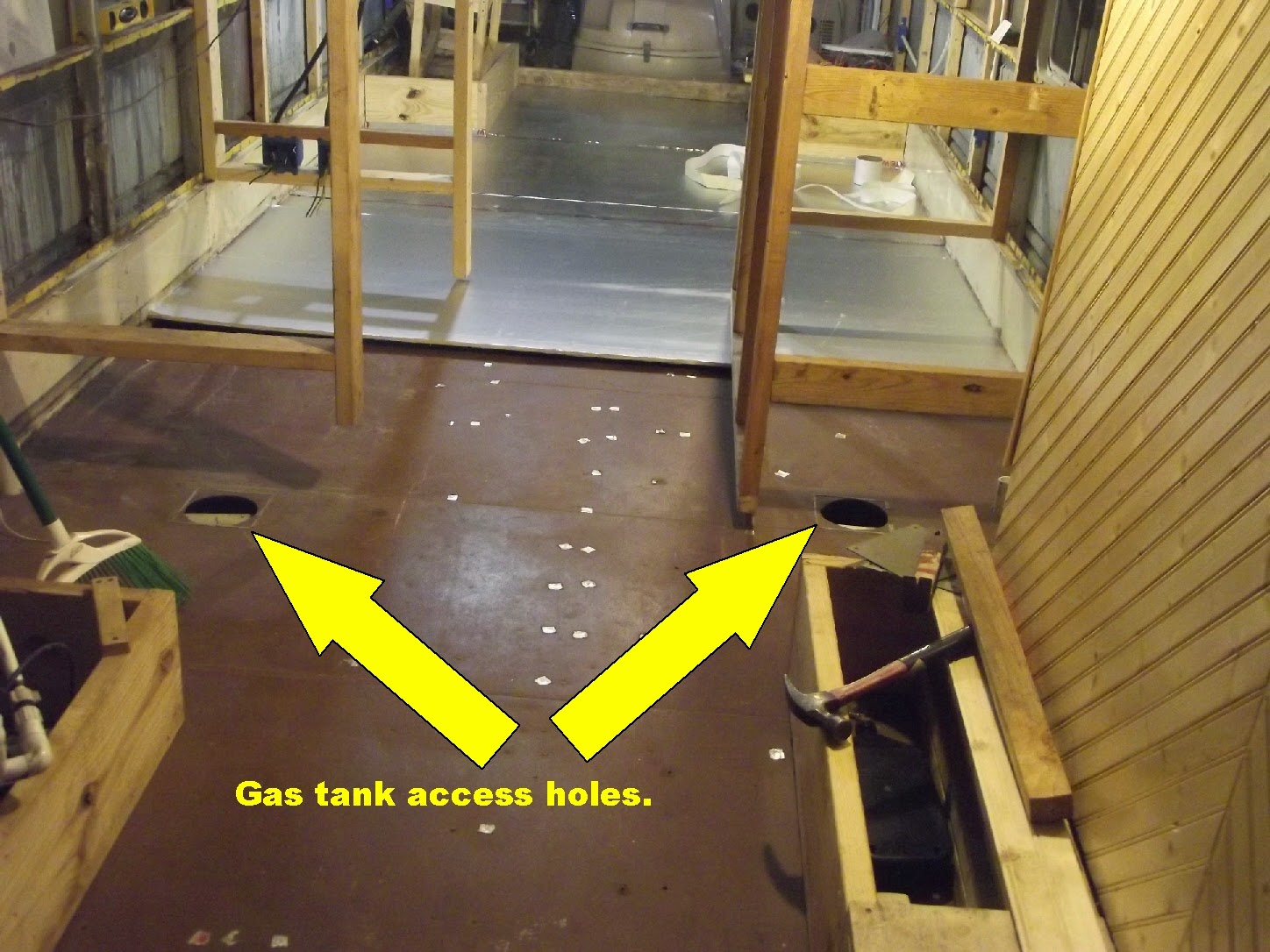 The Life And Times Of Me: Gas tank access hole!