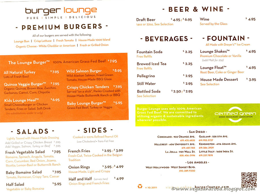Burger Lounge - West Hollywood - Vegas and Food