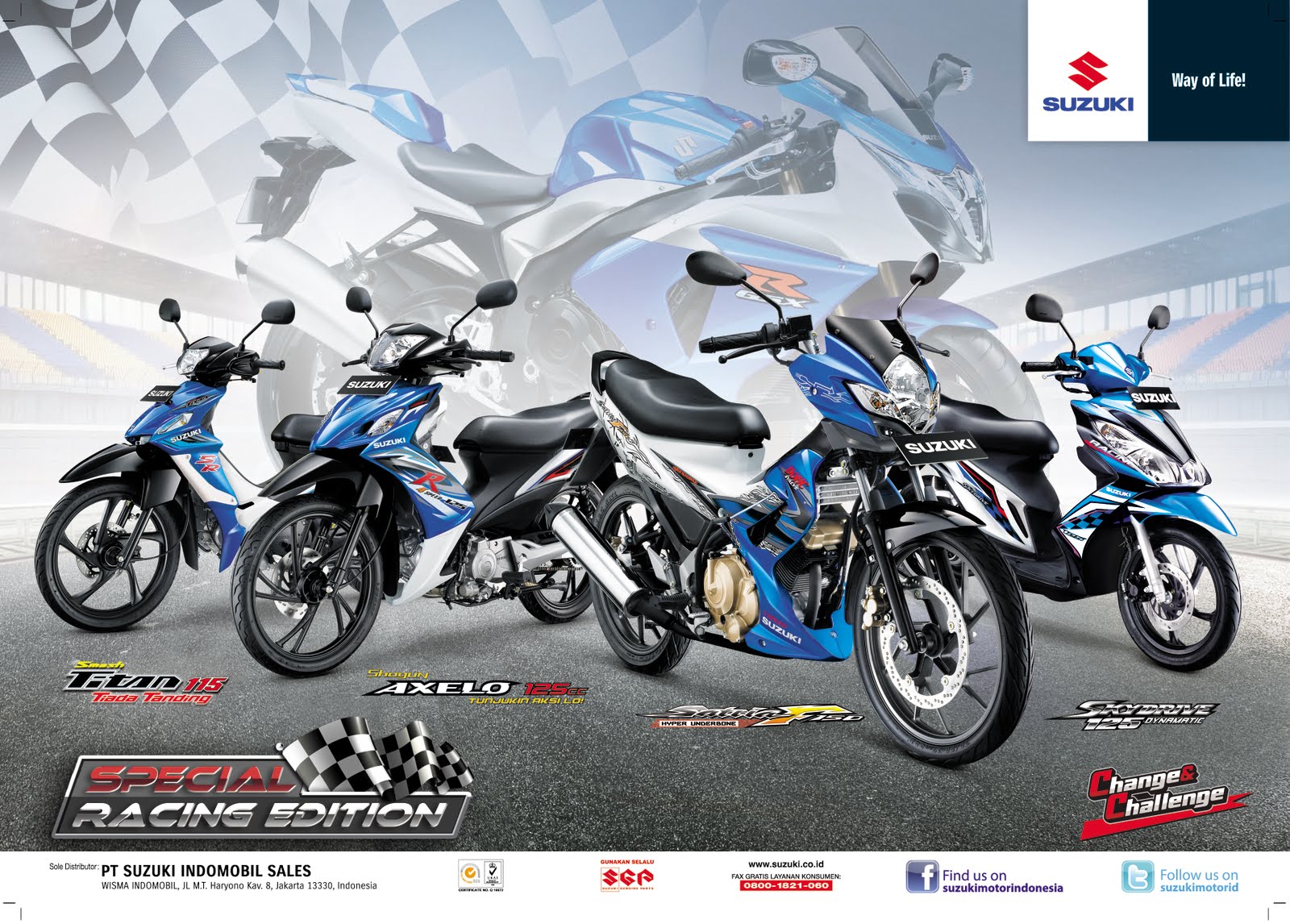FLOWER OF INTELLIGENCE: Suzuki Skydrive Racing Edition -Eye Catching!-