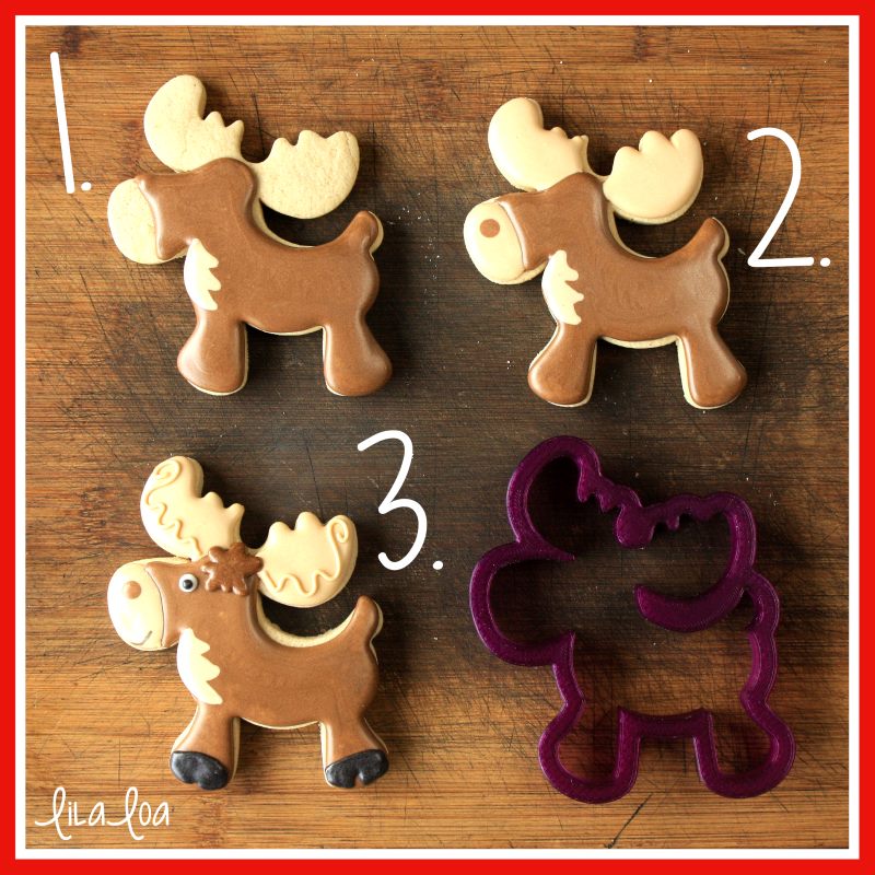 How To Make Decorated Moose Sugar Cookies