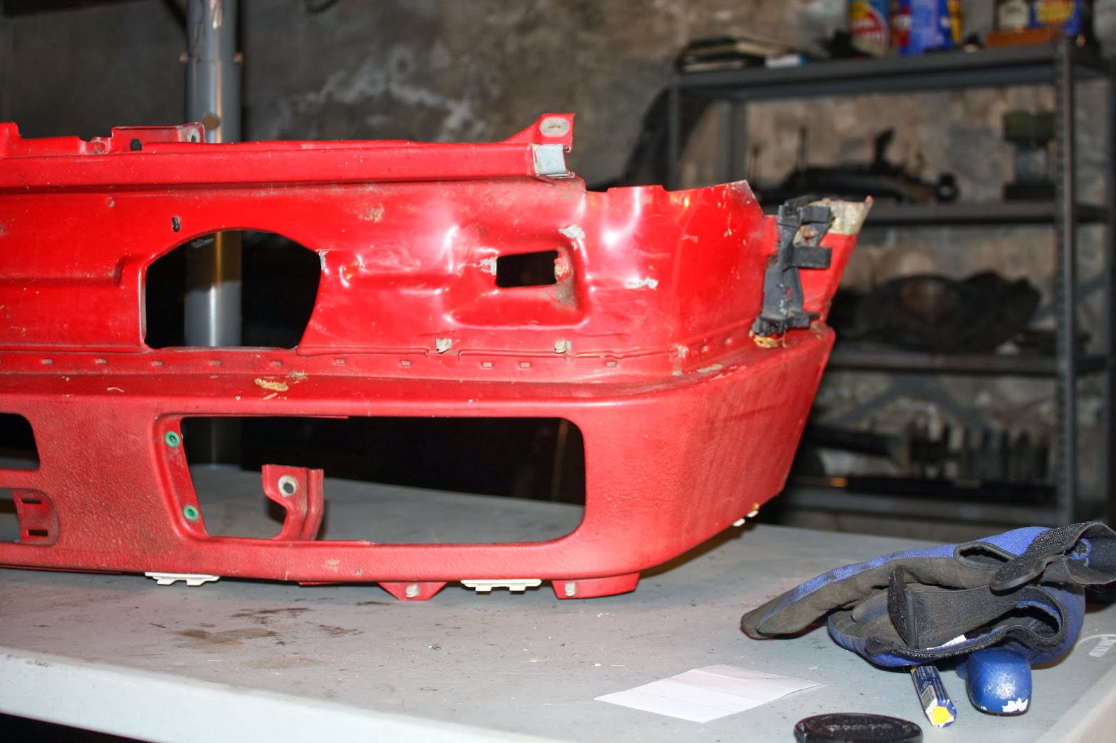 KrEvCon BMW Parts: E30 Front Sport Valance (Red)