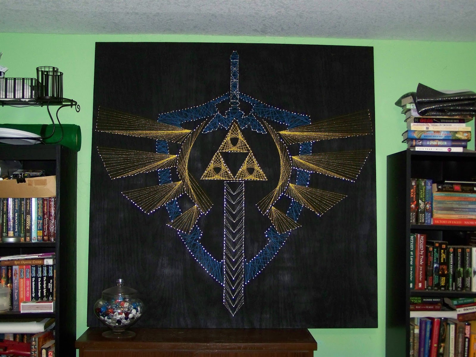 The Eclectic Otter: String Art-Part Four- Curves and Wings