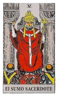 Arcano Mayor - El Sumo Sacerdote V - Astrología, Tarot y Oráculos