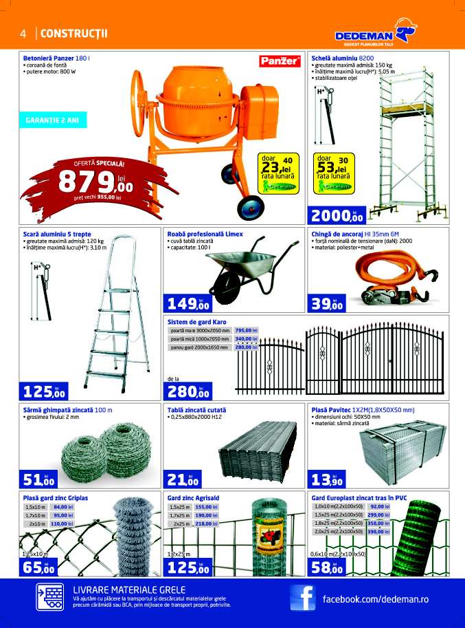 Catalog oferte si promotii: Oferta Dedeman Piatra Neamt august ...