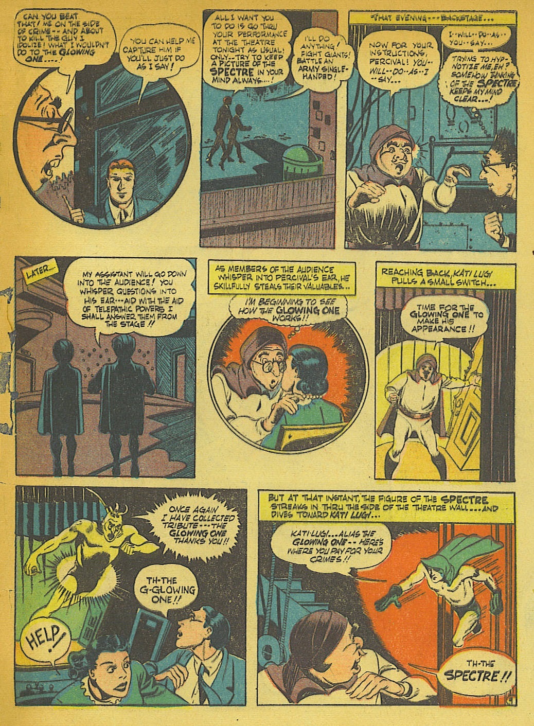 Ominous Octopus Omnibus: The Spectre - MORE FUN #78