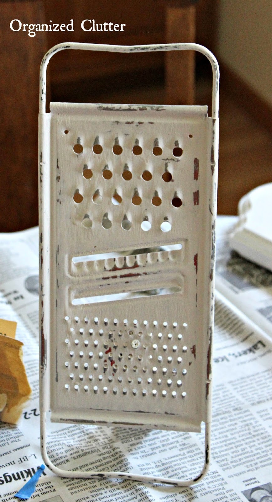Re-Purposed Thrift Shop Kitchen Grater Photo/Recipe Card Stand ...