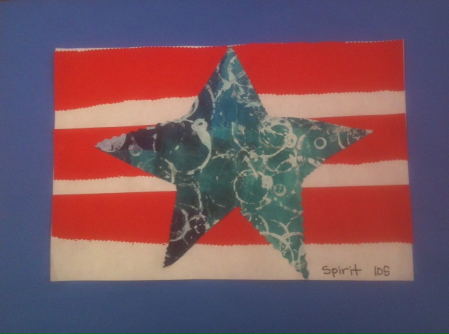 Art Moments: 2nd Grade Stars and Stripes