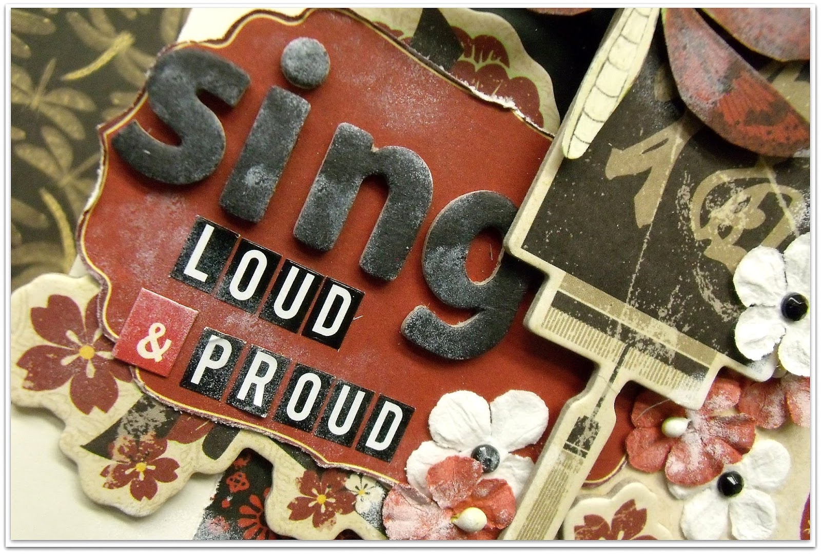 Scrap-Utopia: SING LOUD & PROUD - Card (More Than Words DT - August ...