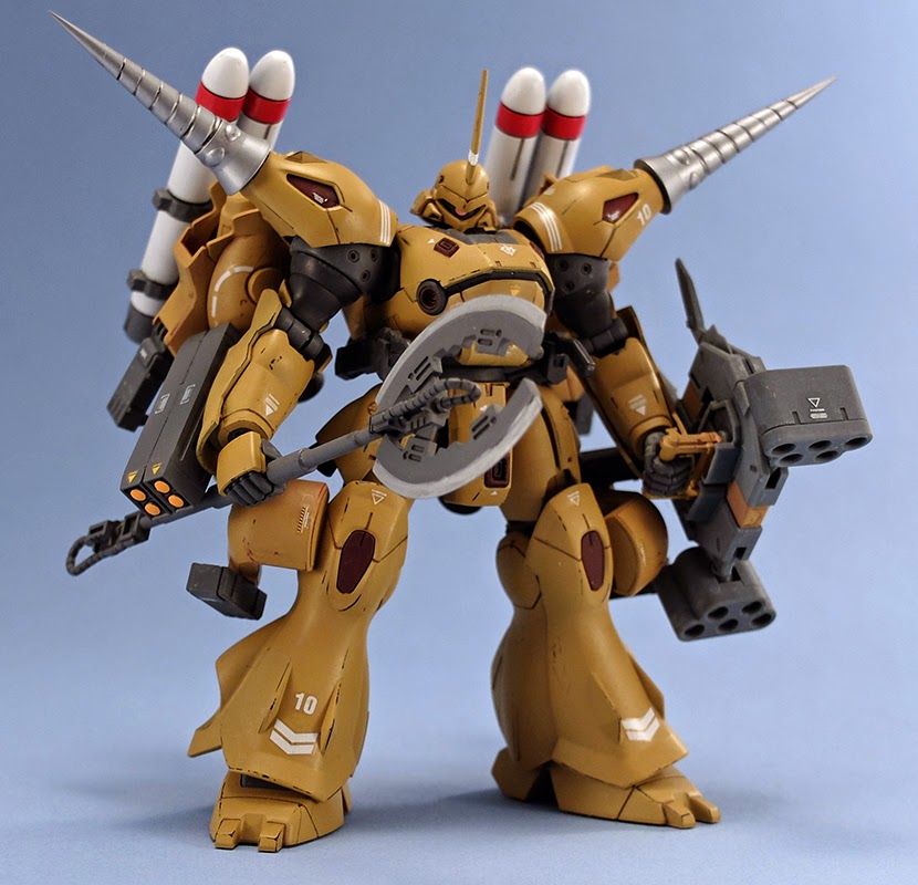 HGBF 1/144 Kampfer Amazing + Weapon Parts D E F - Custom Build