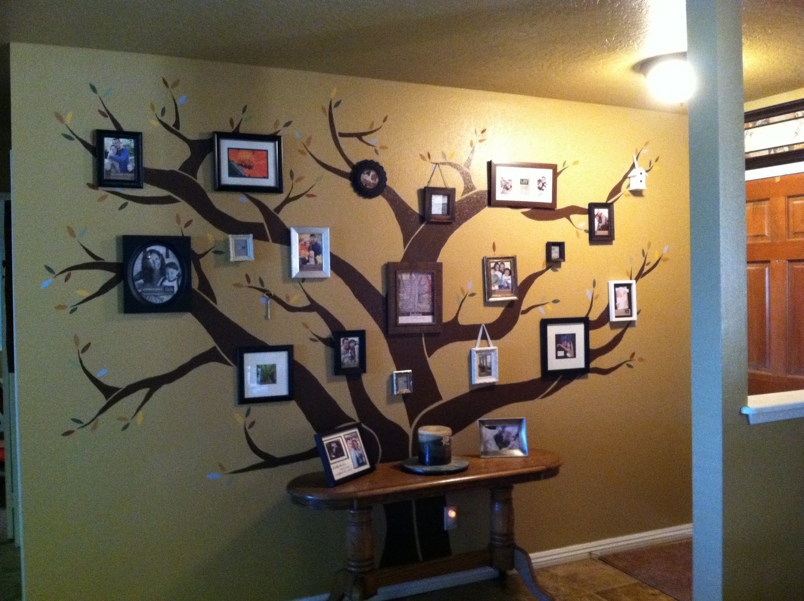 While Adam's Sleeping: It's only 8pm, DIY Family Tree Wall Collage