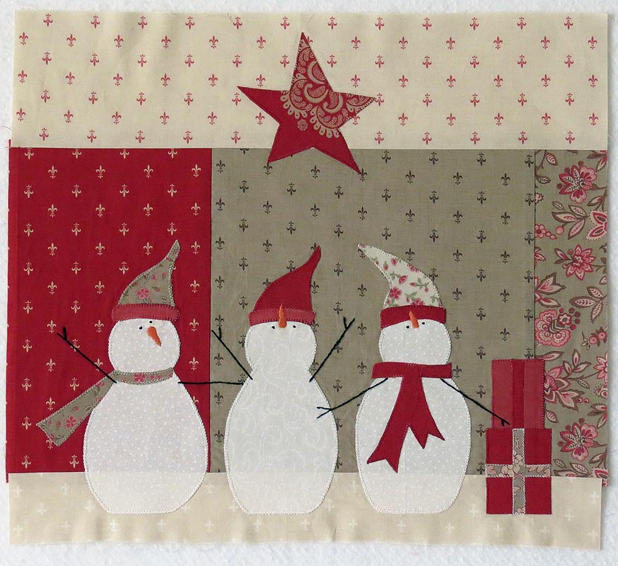 Sew, What's Cookin'?: Merry Merry Snowman Block 6