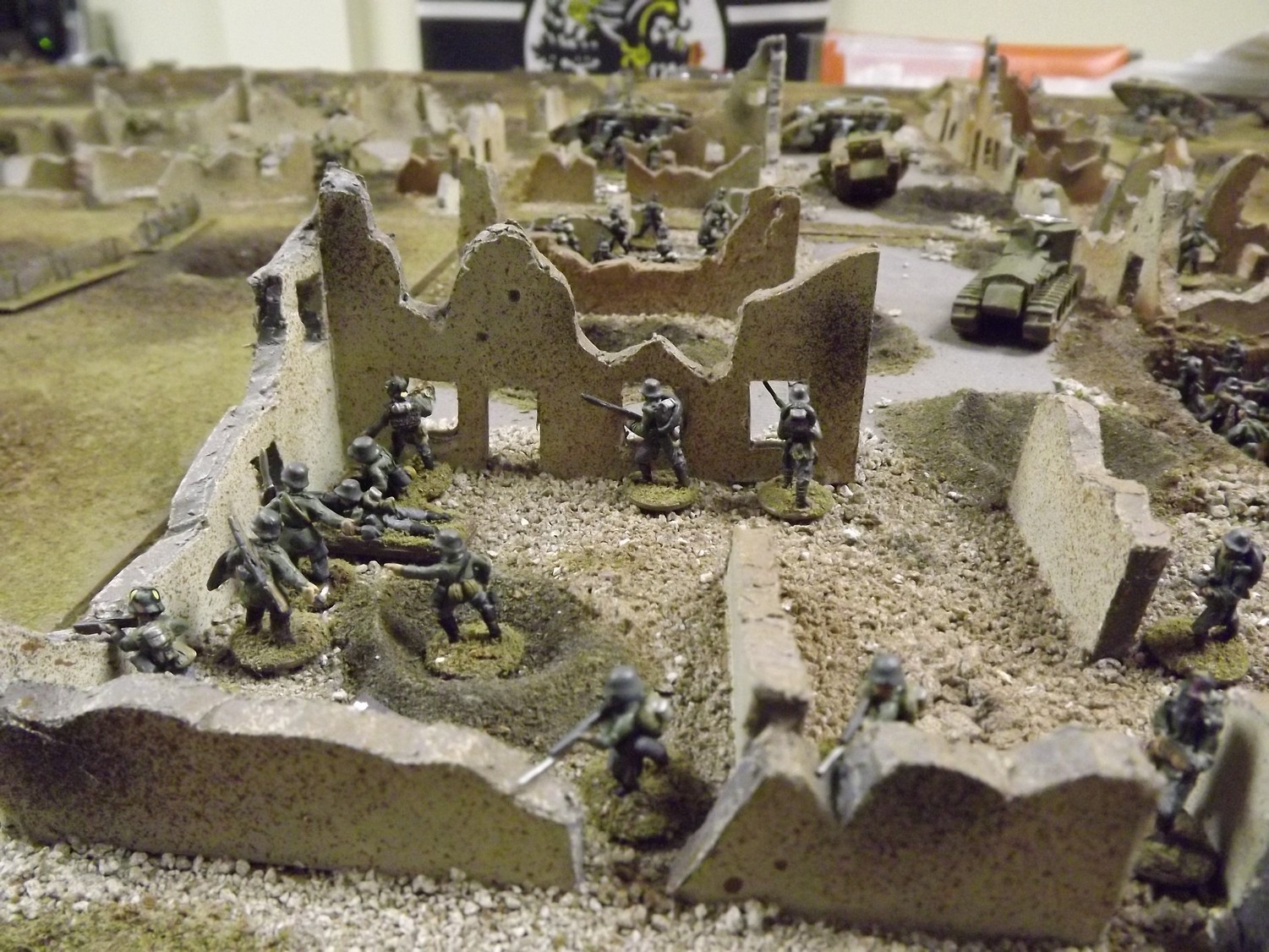 Wargaming hell: WW1 village attack