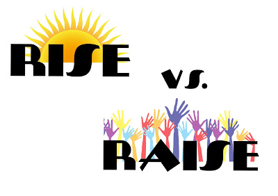 Learn English Today: What's The Difference? RISE vs RAISE