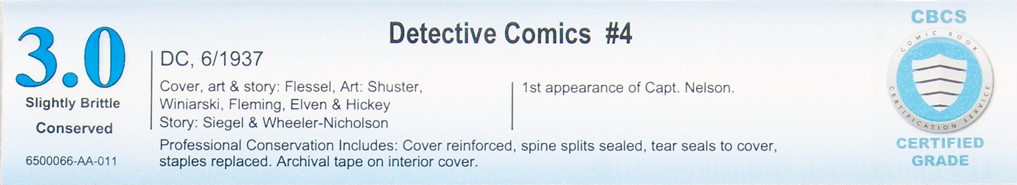 Graded Key Comics: CBCS - Comic Book Certification Service
