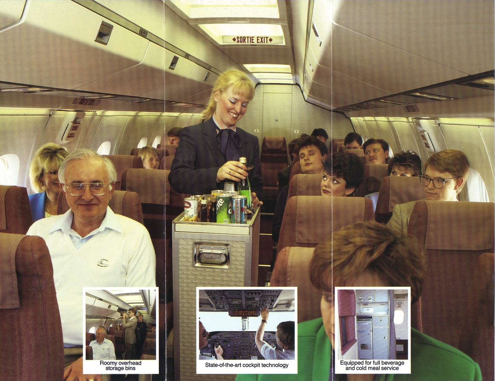 Airlines Past & Present: Air Ontario De Havilland Dash 8 Brochure