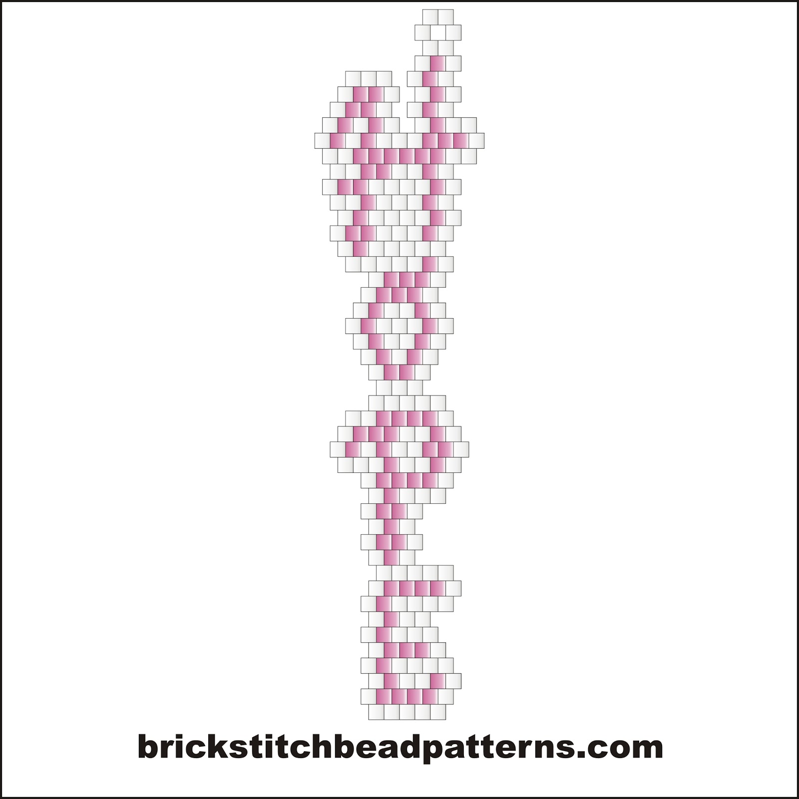Brick Stitch Bead Patterns Journal: Hope Free Breast Cancer Awareness ...