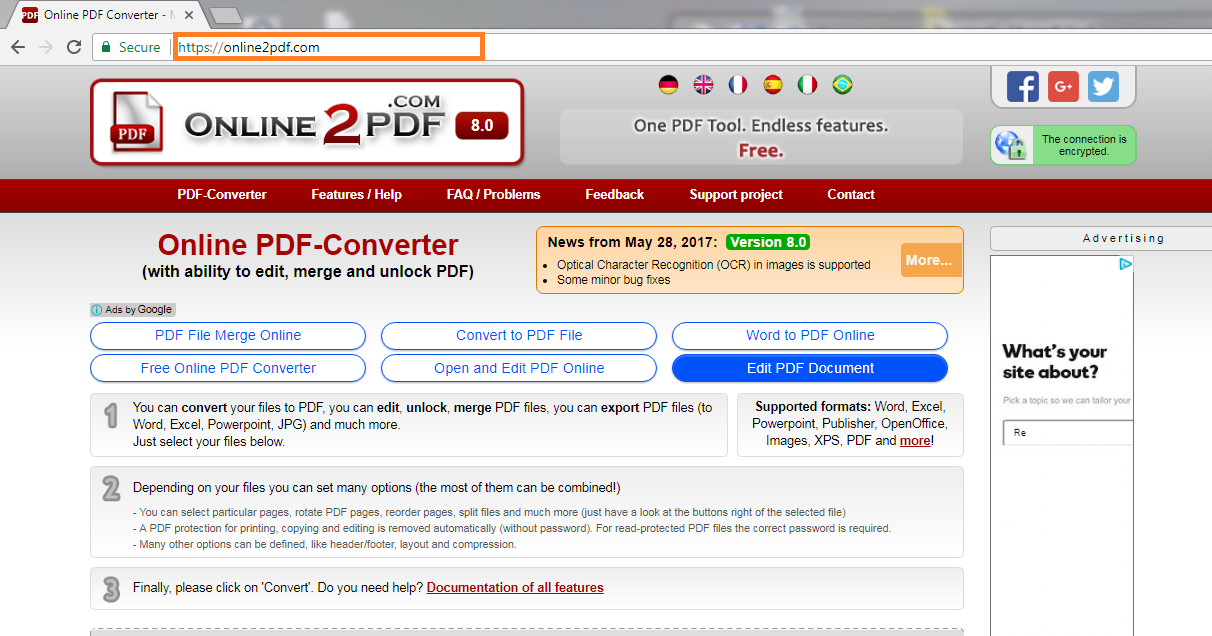 How to Convert Word to PDF Converter Online Free Instant - PDF ...