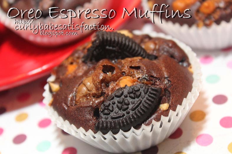 Curlybabe's Satisfaction: Oreo Espresso Muffins