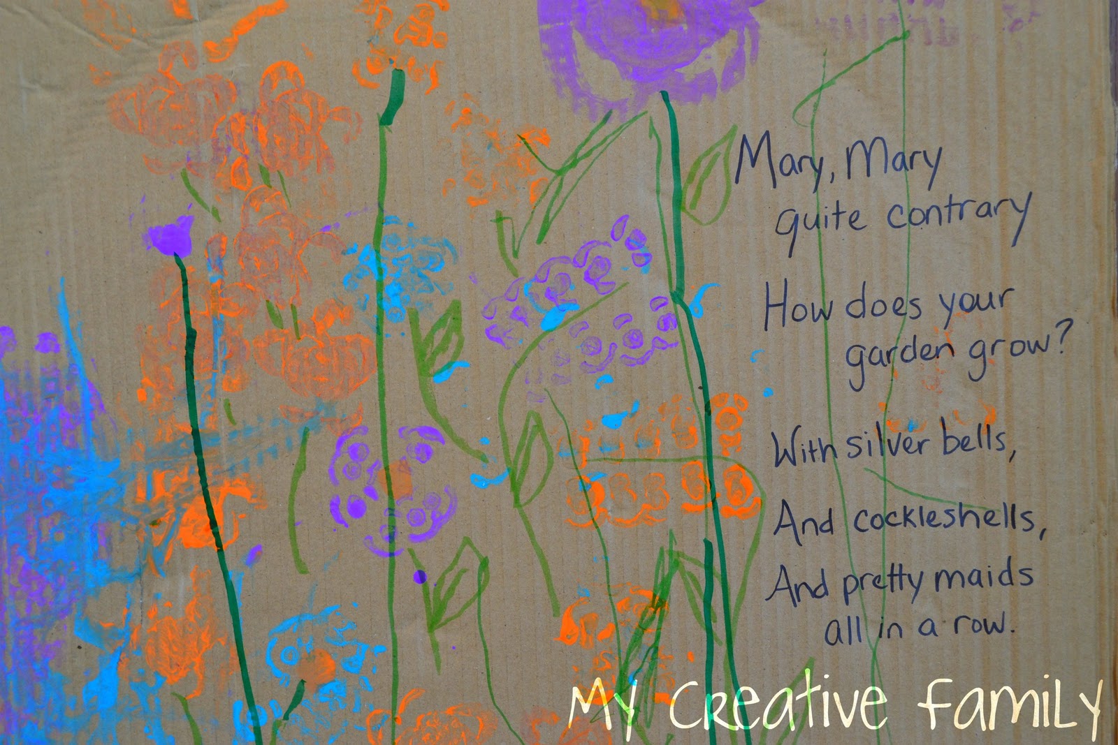 Mary, Mary Quite Contrary Mural - Creative Family Fun