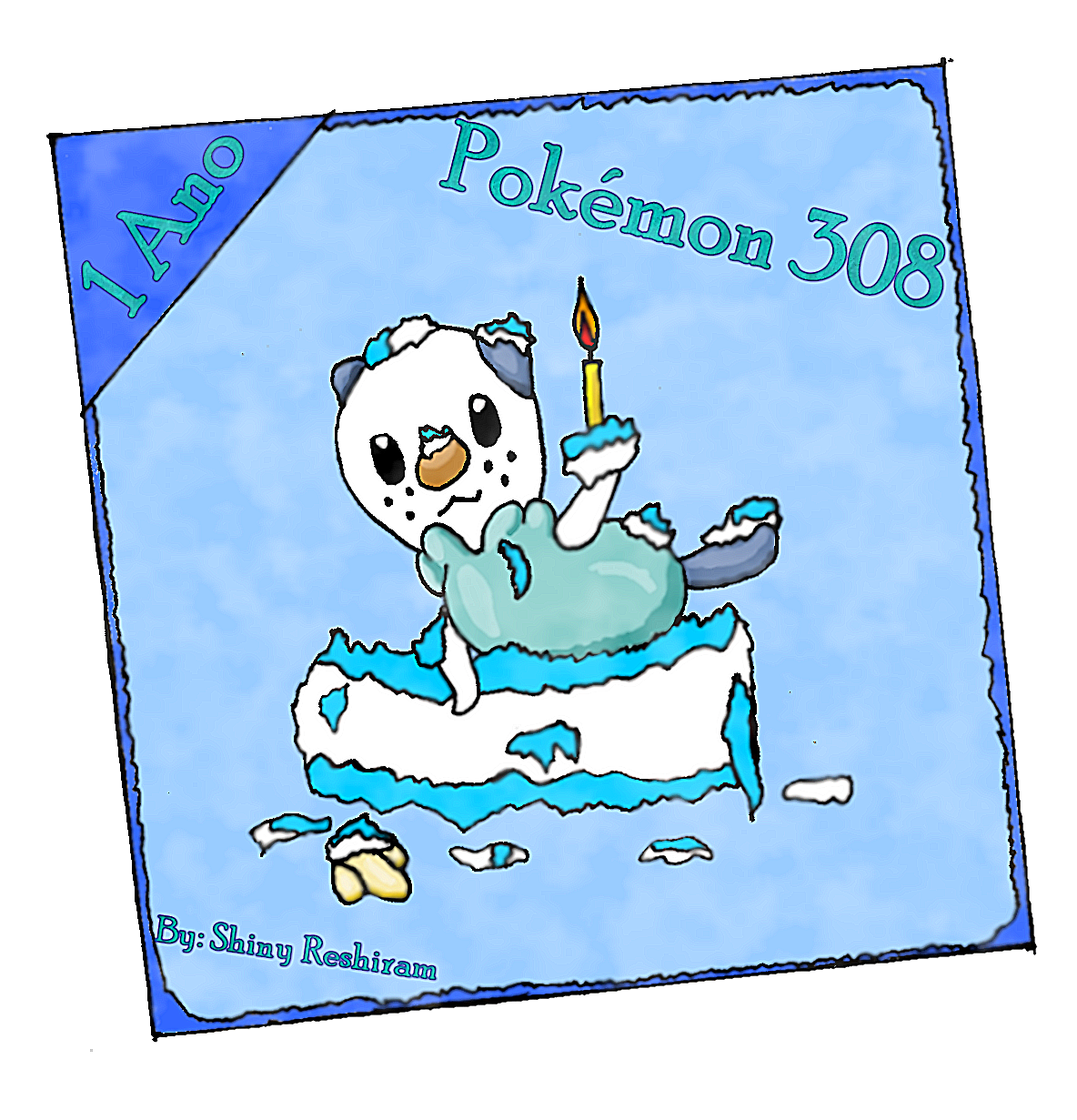 Fanart 1 Ano Pokémon 308