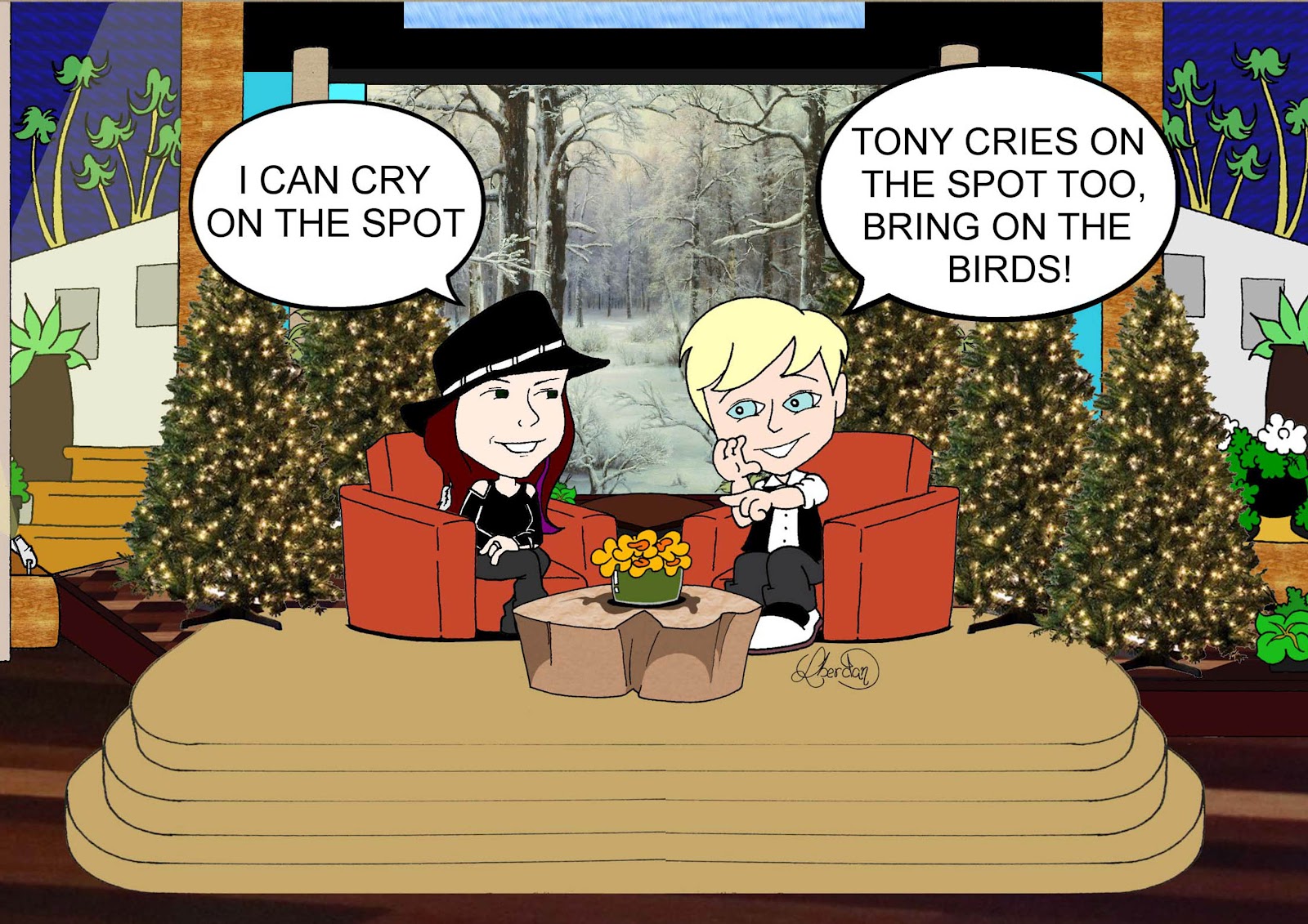 Ellen DeGeneres Cartoon