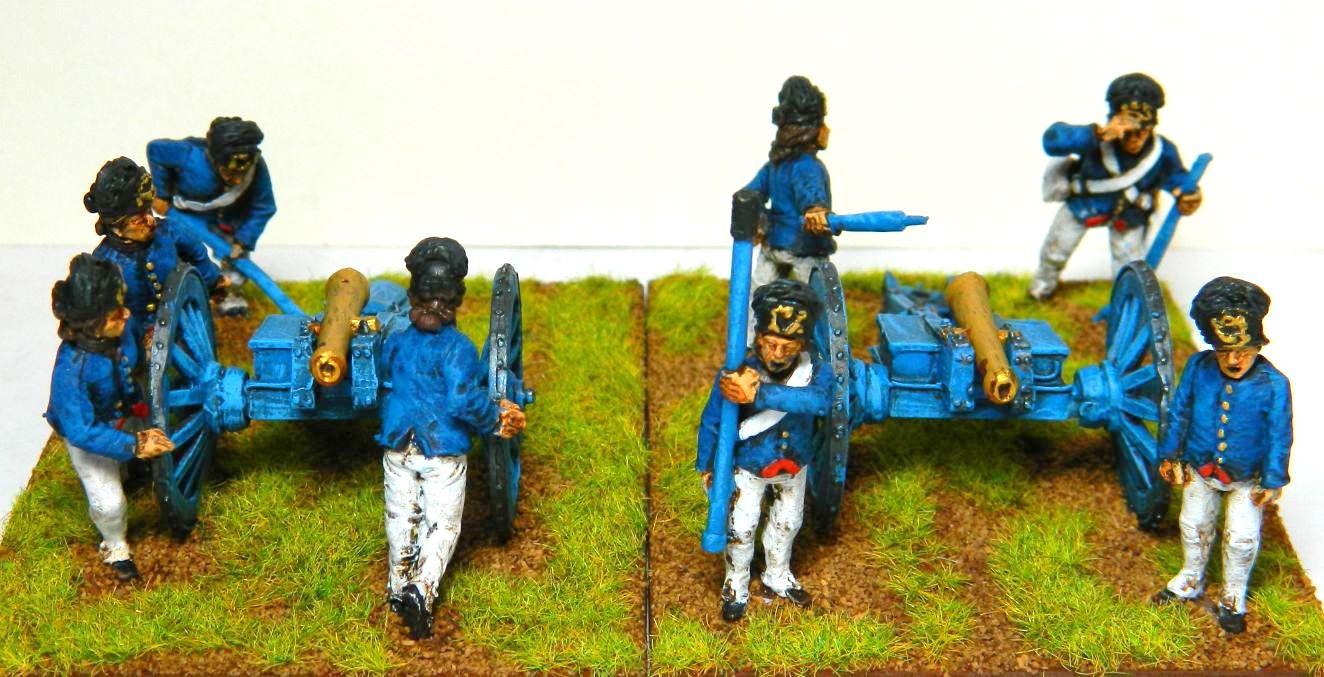 MacPhee's Miniature Men: 28mm AWI British Artillery