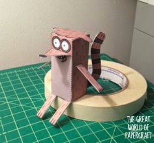 The Great World Of Papercraft: Especial: Regular Show - Rigby ...