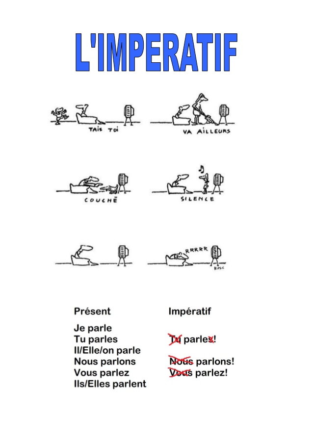 Fiche BC4: L'impératif, c'est facile!!