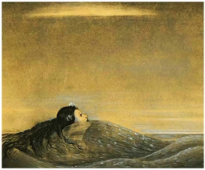 çizgili masallar: The Little Mermaid by Kay Nielsen